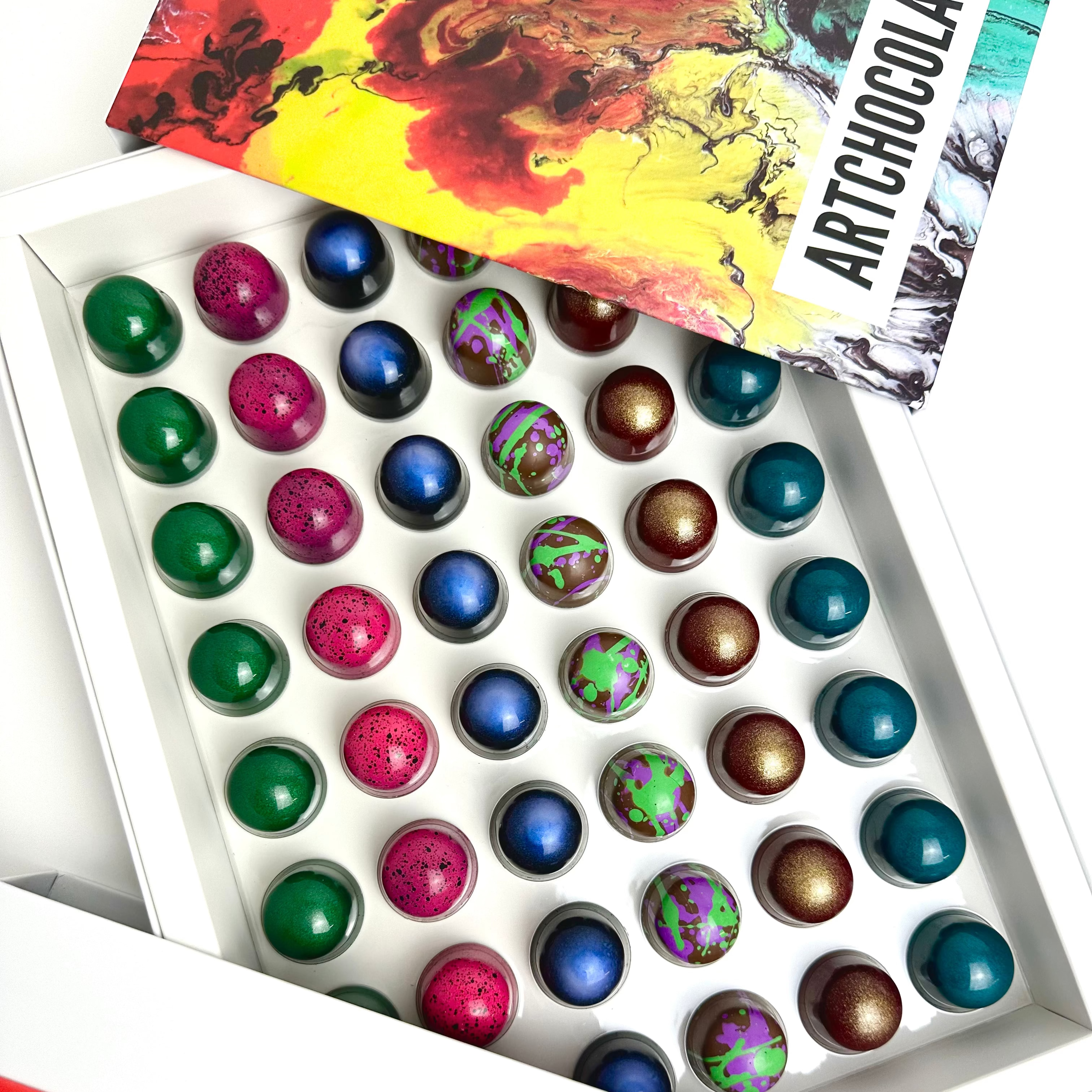Nutty Collection Box - 48 Chocolates – ArtChocolat